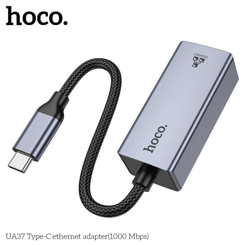 Bộ chuyển đổi Ethernet UA37 Type-C (1000 Mbps)