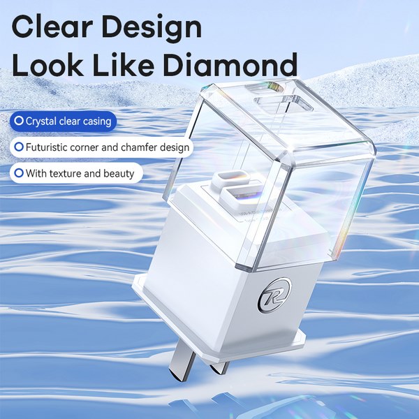 Cốc sạc nhanh REMAX RP-U93 CN GaN 33W PD+QC USB+Type C