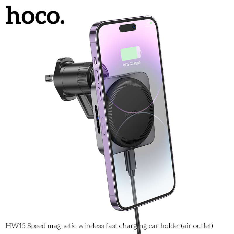 Giá đỡ HW15 sạc nhanh không dây từ tính Speed (cửa thoát khí)