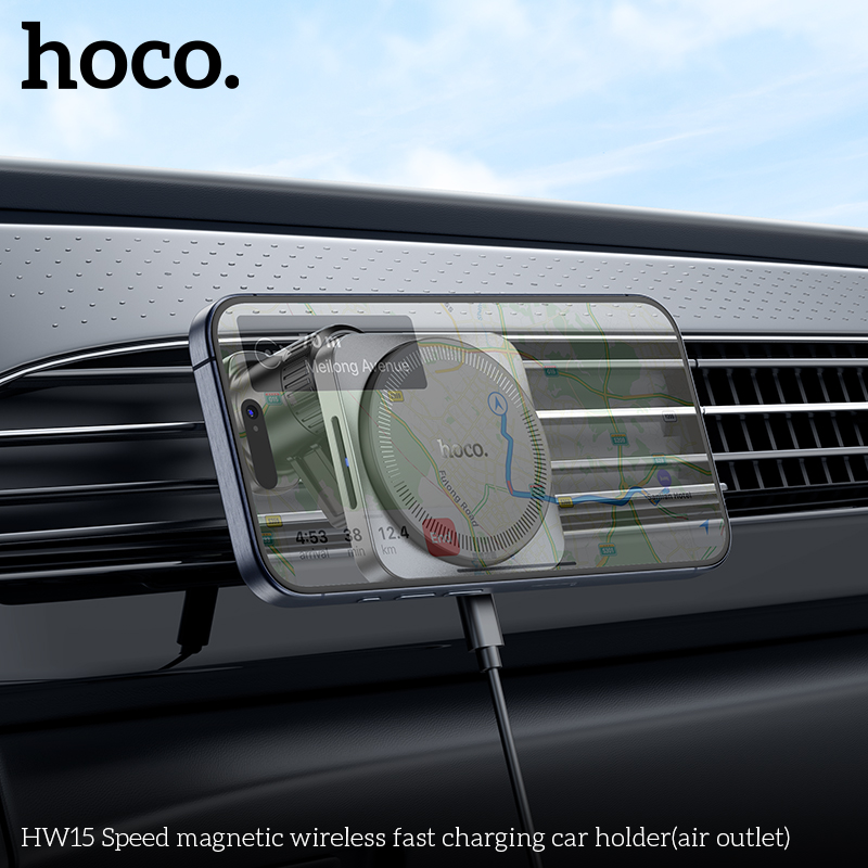 Giá đỡ HW15 sạc nhanh không dây từ tính Speed (cửa thoát khí)