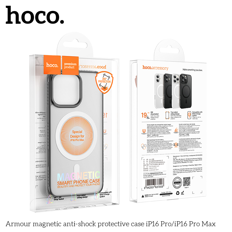 Ốp bảo vệ chống sốc từ tính Armor iP16 Promax