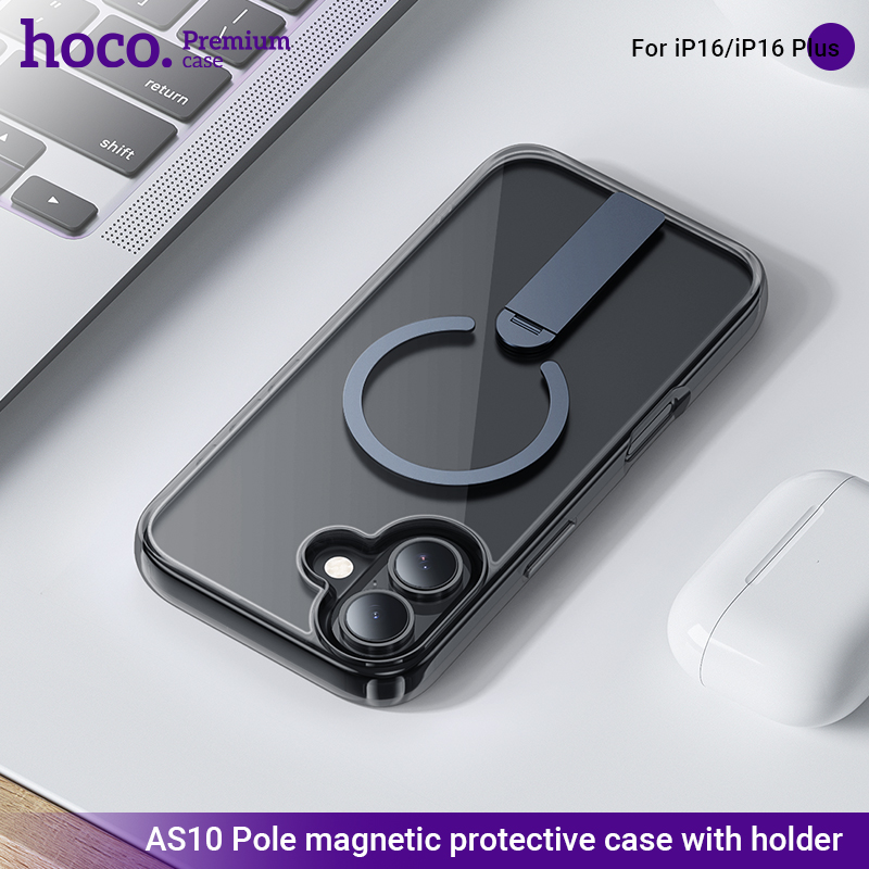 Ốp bảo vệ cực từ có giá đỡ iP16 Plus AS10
