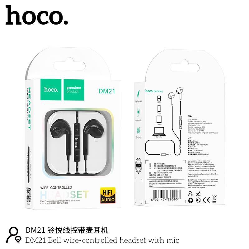 Tai nghe HIFI AUDIO Hoco DM21 3.5mm